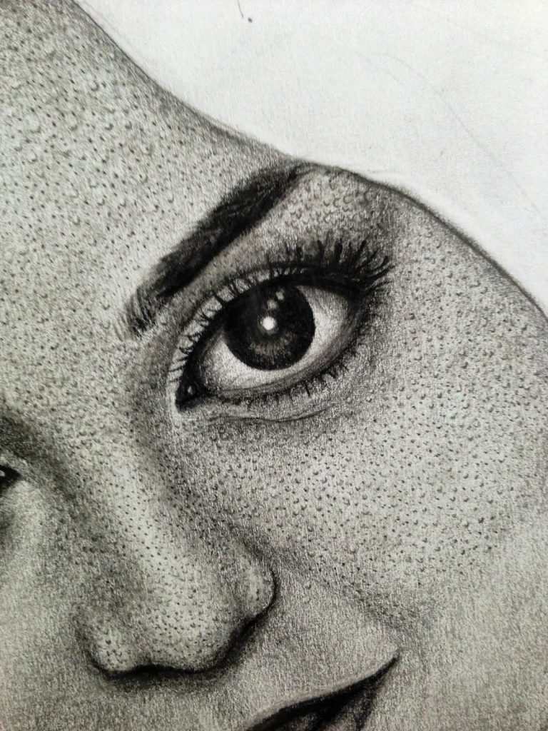 Hyperrealistic pencil portrait - Dreams of an Architect