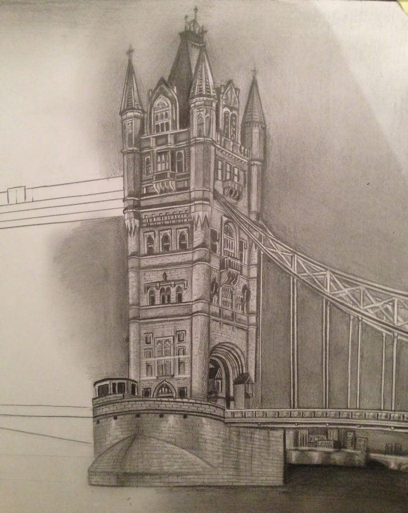 Tower Bridge, London - hyperrealistic architectural drawing - Dreams of ...