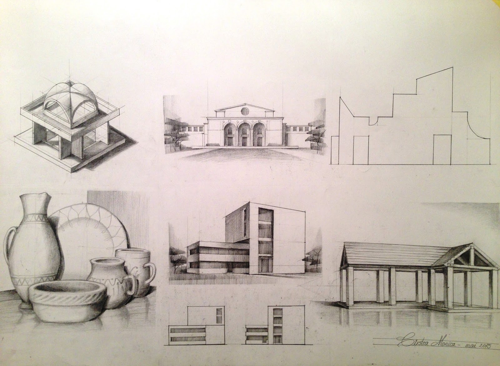 Summer preparation for architecture exam - drawings and advice - Dreams ...